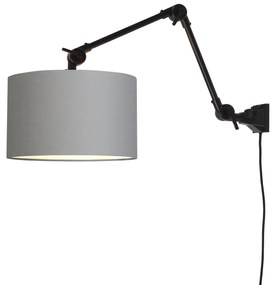 Nástěnná lampa Amsterdam 3220 různé barvy, vel. M barva stínidla: light grey (LG)