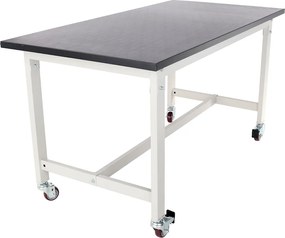 Xingao Pojízdný pracovní stůl 1500×750 mm – ocelový rám, nosnost 400 kg E-ZDG1575L