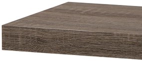 Autronic Polička nástěnná 90 cm, MDF, 3D dekor dub sonoma dark, baleno v ochranné fólii P-013 SON2