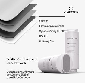 Klarstein PureLine 400, filtrační systém, reverzní osmóza, 400 GPD / 1500 l/d