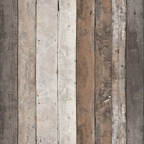 Luxusní vliesová tapeta Dřevo EE22570, Distressed Wood, Essentials, Decoprint