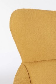 BIZZOTTO Otočné křeslo HAILEY žluté 0733498