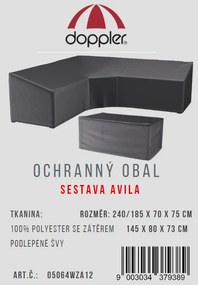 Doppler Ochranný obal na sestavu AVILA - pravý roh