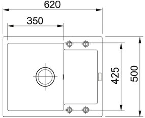 Set Franke MRG 611-62 Šedý kámen + FN 0147.031