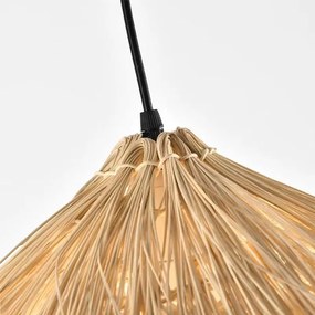 Toolight Natural, stropní závěsné svítidlo 1xE27 APP1636-1CP, přírodní hnědá, OSW-05109