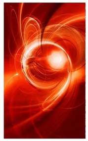DIMEX | Vliesová fototapeta na zeď Červený abstrakt MS-2-0287  | 150 x 250 cm | červená, oranžová