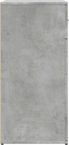 Příborníky 2 ks betonově šedé 79 x 38 x 80 cm kompozitní dřevo 3276619