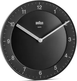Braun BC06 černá / Nástěnné hodiny / Analogové / 1x AA baterie / průmě