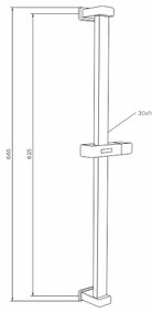 Mereo sprchová sada s termostatickou podomítkovou tlačítkovou baterií 3cestná hranatý kryt mosaz chrom CB60157TC1N