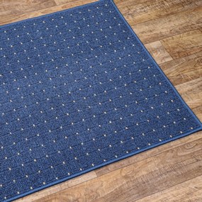 Condor Carpets, Kusový koberec Udinese modrý, 60x110, modrá, chodba / předsíň