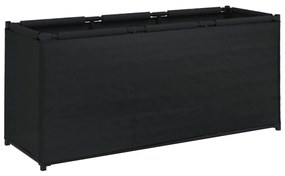 343148 vidaXL Úložný box černý 105 x 34,5 x 45 cm textil