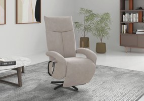 XXXLutz RELAXAČNÍ KŘESLO, textil, šedobéžová Sit & More - Online Only křesla & taburety - 00014401855D