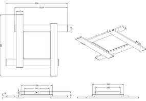 Trio - LED Stmívatelné stropní svítidlo BELFAST LED/18W/230V + LED/14W