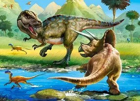 Castorland 070084 Tyranosaurus vs. Triceratops / 70 dílků / od 5 let