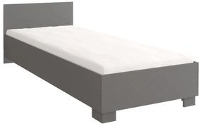 Jednolůžková postel 90 cm Oleg II (bílá + šedá). 1071611