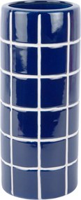 Modrá keramická váza (výška 30 cm) Retro Tiles – PT LIVING