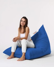 Atelier del Sofa Zahradní sedací vak Pyramid Big Bed Pouf - Blue, Modrá