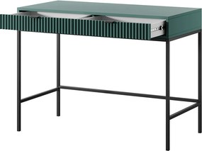 Toaletka NOVA zc T104 | se zásuvkami | 104 cm | zelená/černá