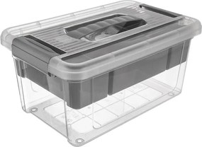 Úložný box s víkem a vyjímatelným vkladem 9 l