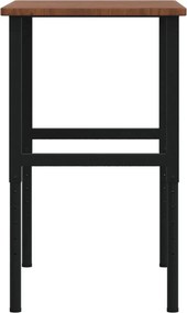 Pracovní stůl tmavě hnědý 100x60x(71,5–98) cm dub obdélníkový 3309681
