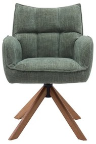 Designová otočná židle Callahan II lesnická zelená