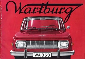 Plechová cedule Wartburg II Velikost: A4 (30 x 20 cm)