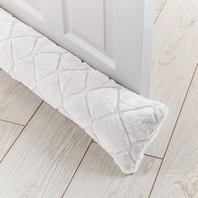 Bílá ochrana proti průvanu 20x90 cm Cosy Diamond – Catherine Lansfield