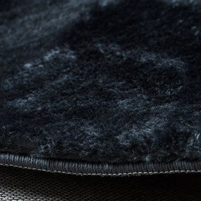Dywany Łuszczów, Kusový koberec Visco Rabbit Dark grey 5 kruh, 200x200 (průměr) kruh, šedá, dětský pokoj