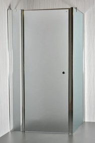 ARTTEC Sprchový kout rohový jednokřídlý MOON D 28 grape sklo 111 - 116 x 76,5 - 78 x 195 cm XMOO0118