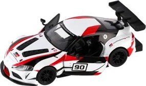 Teddies Auto Kinsmart Toyota GR Supra Racing kov 13 cm na zpětné natažení