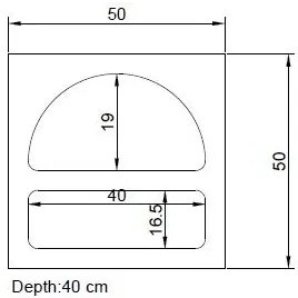 Kalune design Odkládací stolek LORIN bílý