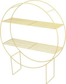 Stojan - polička Chicago gold výška 60,5cm