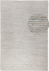 Hanse Home, Kusový koberec Handloom 105960 Dhaka Ivory White, 80x150, bílá, chodba / předsíň