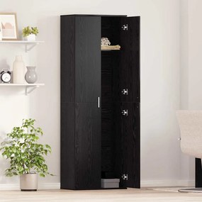 Highboard 60 x 35 x 180 cm Kompozitní dřevo Černý dub 3365569
