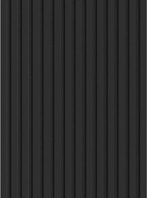 Mexen Lam-F lamely nástěnné akustické 275 x 31,5 cm, plsť 6 mm, Černý Mat - S105-275317-2812-053