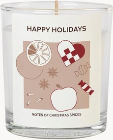 Vánoční vonná svíčka Happy Holidays (vánoční koření)