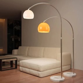 88966 Jago Stojací oblouková lampa bílá, 145 - 220 cm