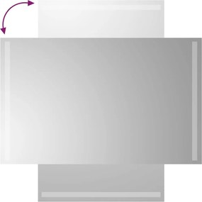 Koupelnové zrcadlo s LED osvětlením 50x80 cm 3154065