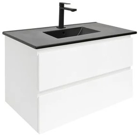 Koupelnová skříňka s umyvadlem SAT B-Way 79x50x45 cm bílá lesk BWAY280WU4B2B