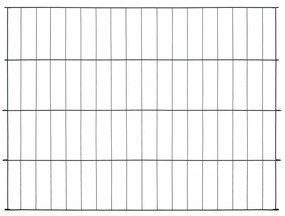 vidaXL Zahradní plot 115 x 79 cm zelený