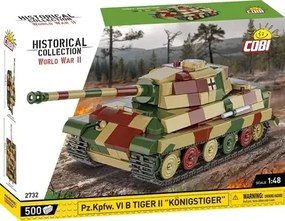 COBI 2732 II WW PzKpfw VI B Tiger II Konigstiger, 1:48, 500 k