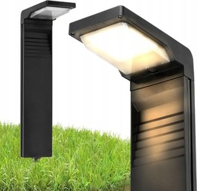 Solární LED zahradní lampa na zahradní sloup se senzorem soumraku