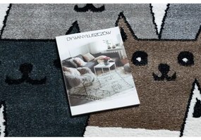 Dywany Luszczow Dětský kusový koberec FUN Gatti, kočky, zvířata vícebarevný Rozměr koberce: 120 x 170 cm