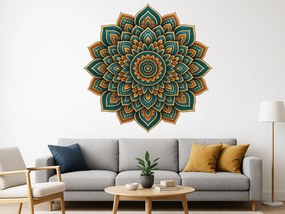 Posvátná mandala samolepka na zeď arch 75 x 75 cm