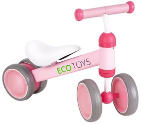 Dětské kolo v růžové barvě ECOTOYS
