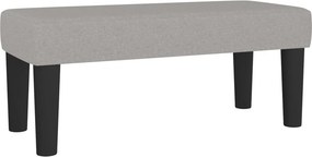 Box spring postel s matrací světle šedá 120 x 200 cm textil 3136501
