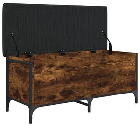 Úložná lavice kouřový dub 102 x 42 x 45 cm kompozitní dřevo