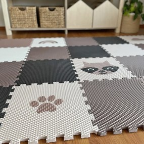 Vylen Minideckfloor podlaha 24 dílů - mývalové, duhy, méďa a mráček 24-24-01