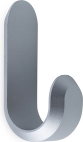 Nástěnné háčky Curve Mini stříbrné matné 2 ks