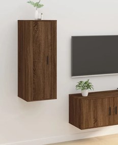 vidaXL Nástěnná TV skříňka 40x34,5x100 cm [816683] Barva: hnědý dub